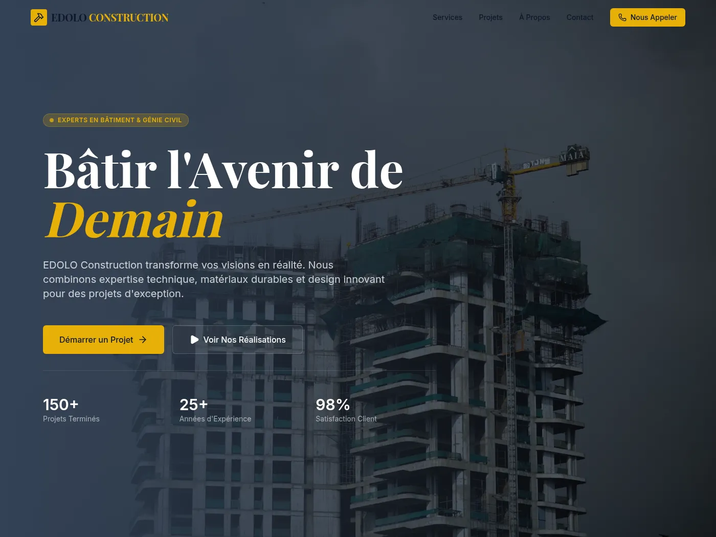 EDOLO Construction Site