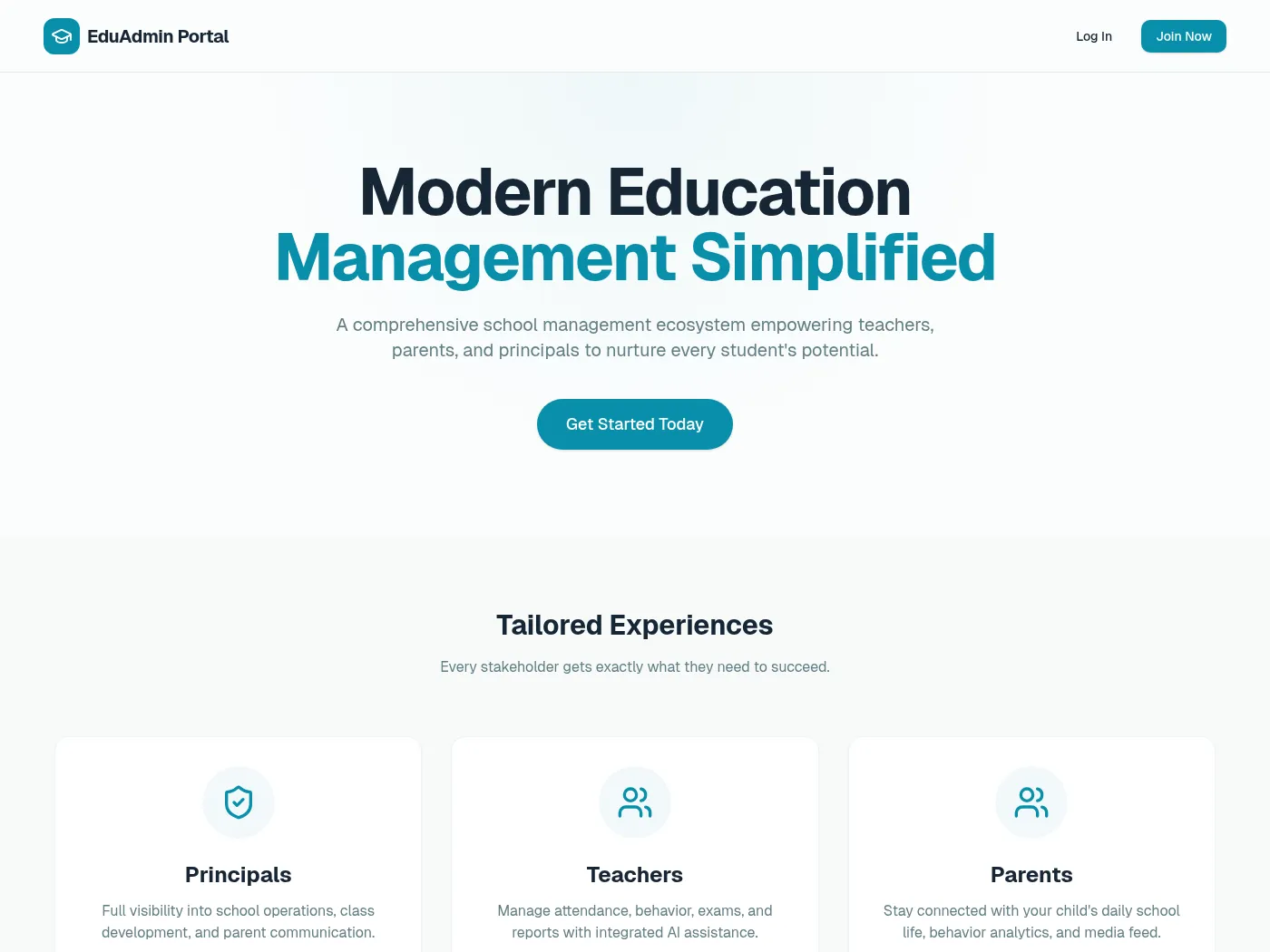 EduAdmin Portal