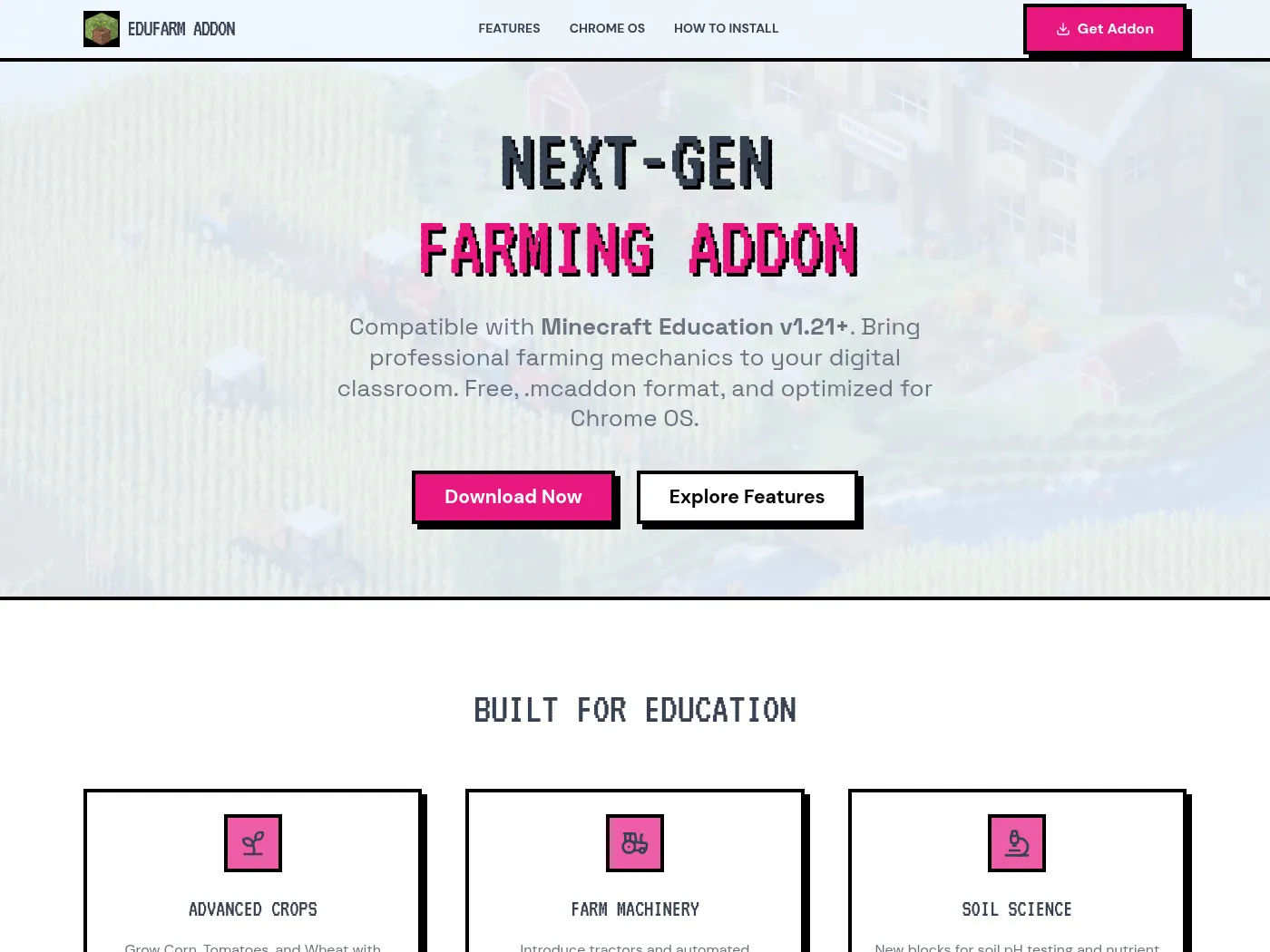 EduFarm Craft Mod