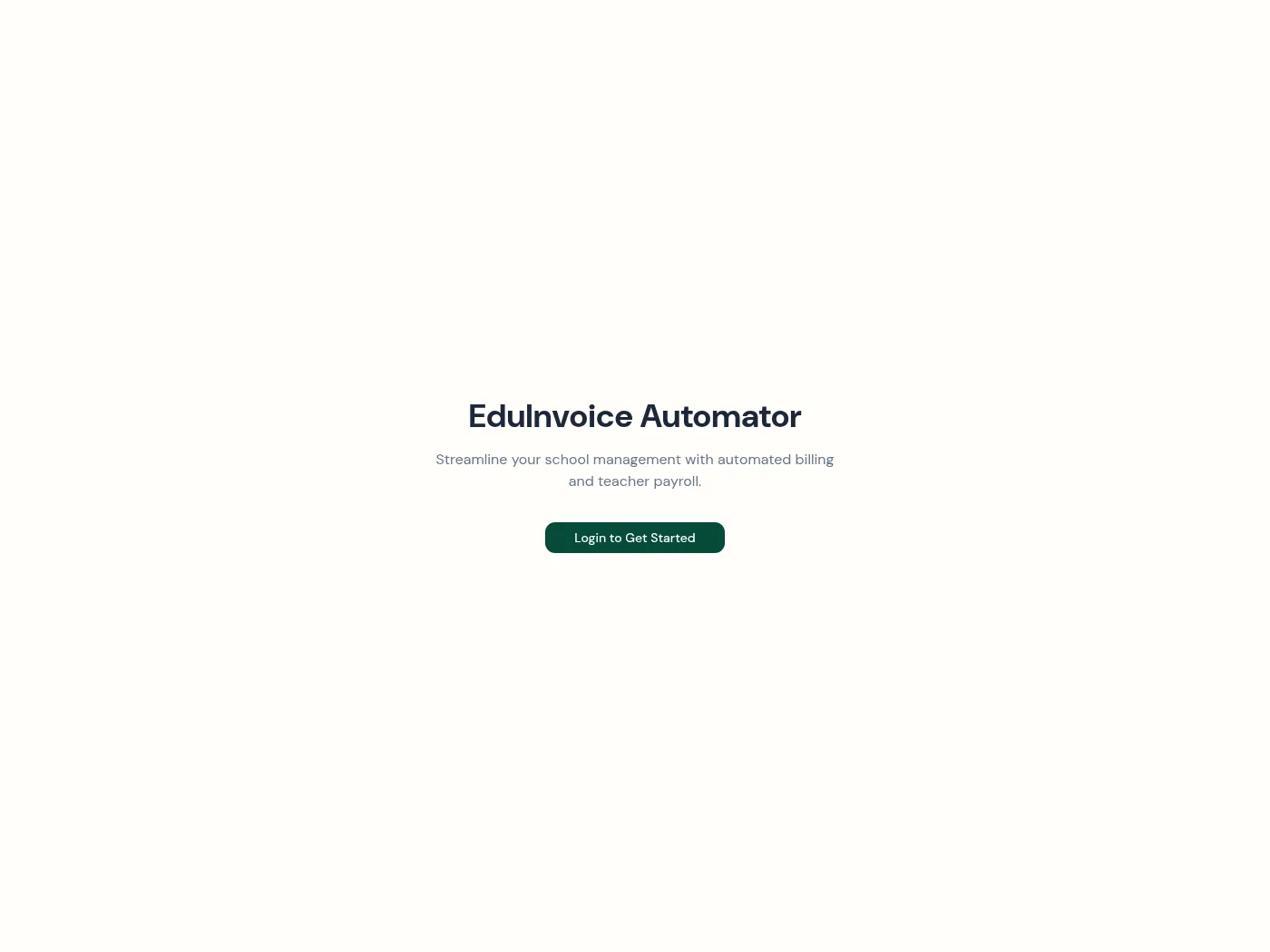 EduInvoice Automator