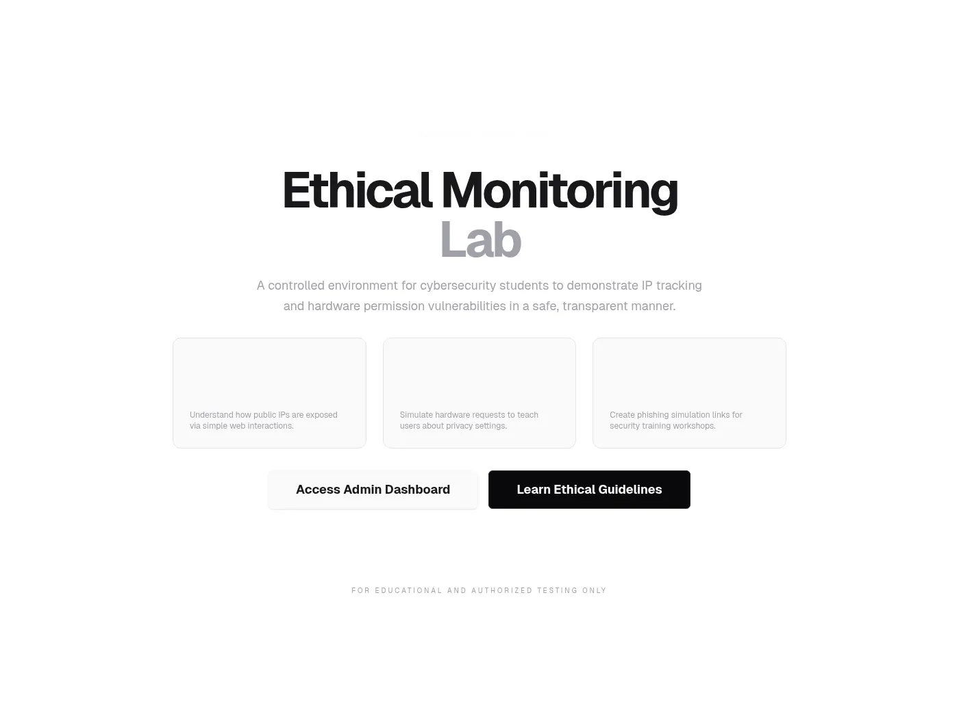 Ethical Monitoring Toolkit