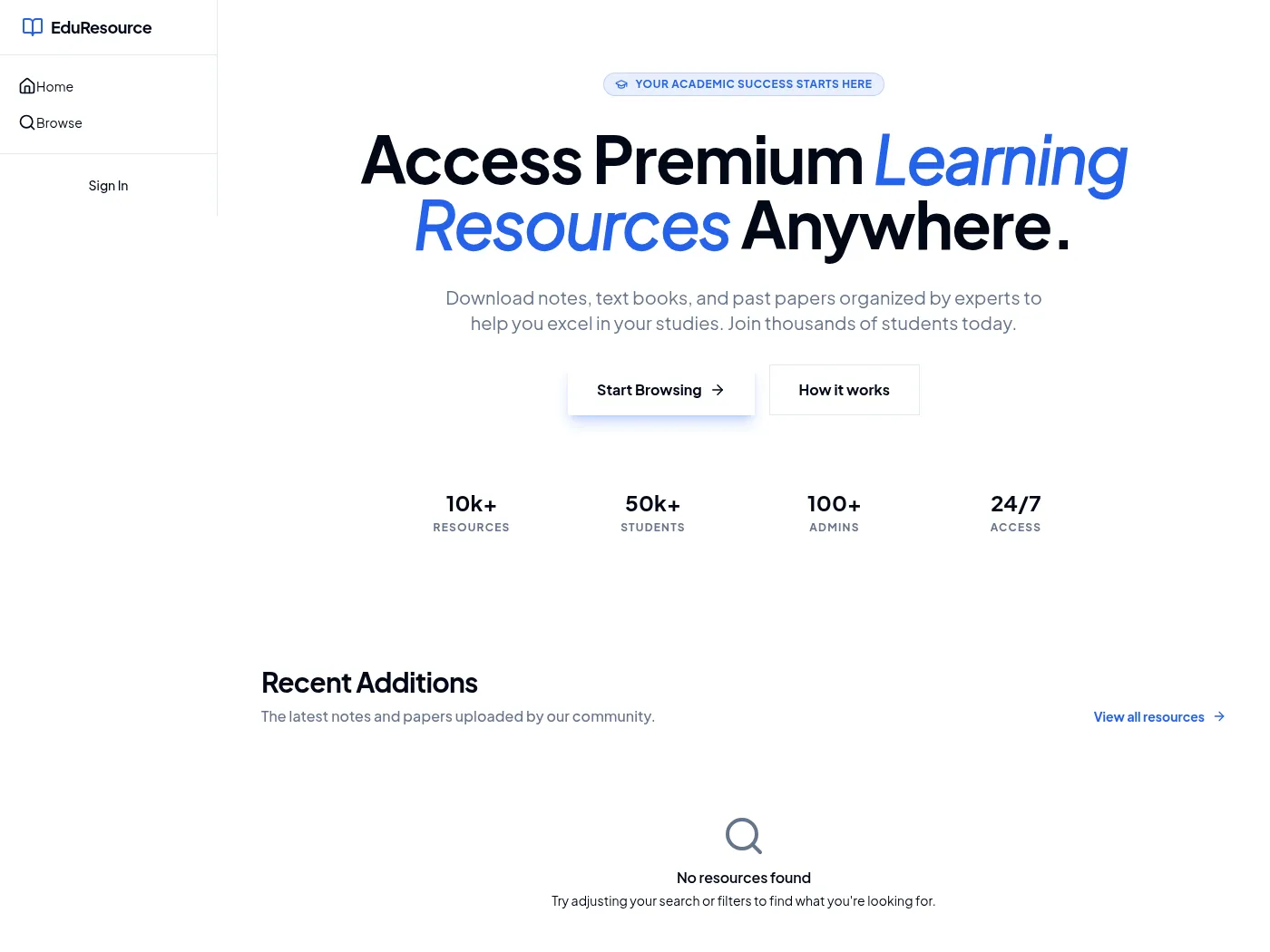 EduResource Hub