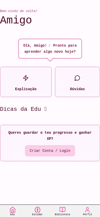 Edu: Cute AI Study Buddy