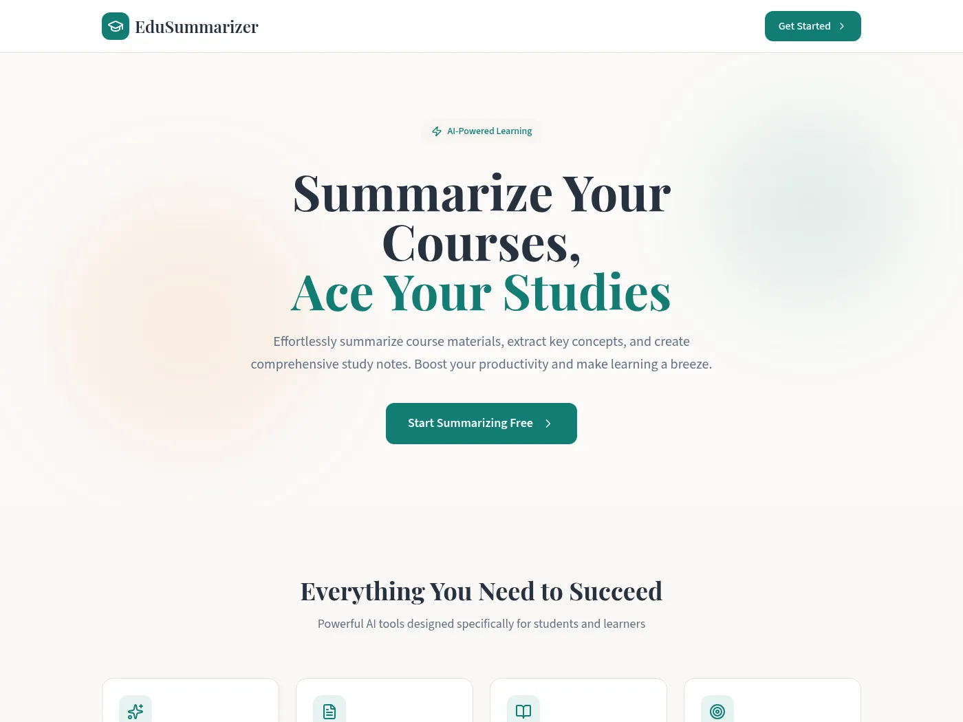 EduSummarizer