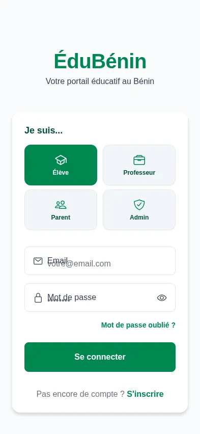 ÉduBénin Mobile App