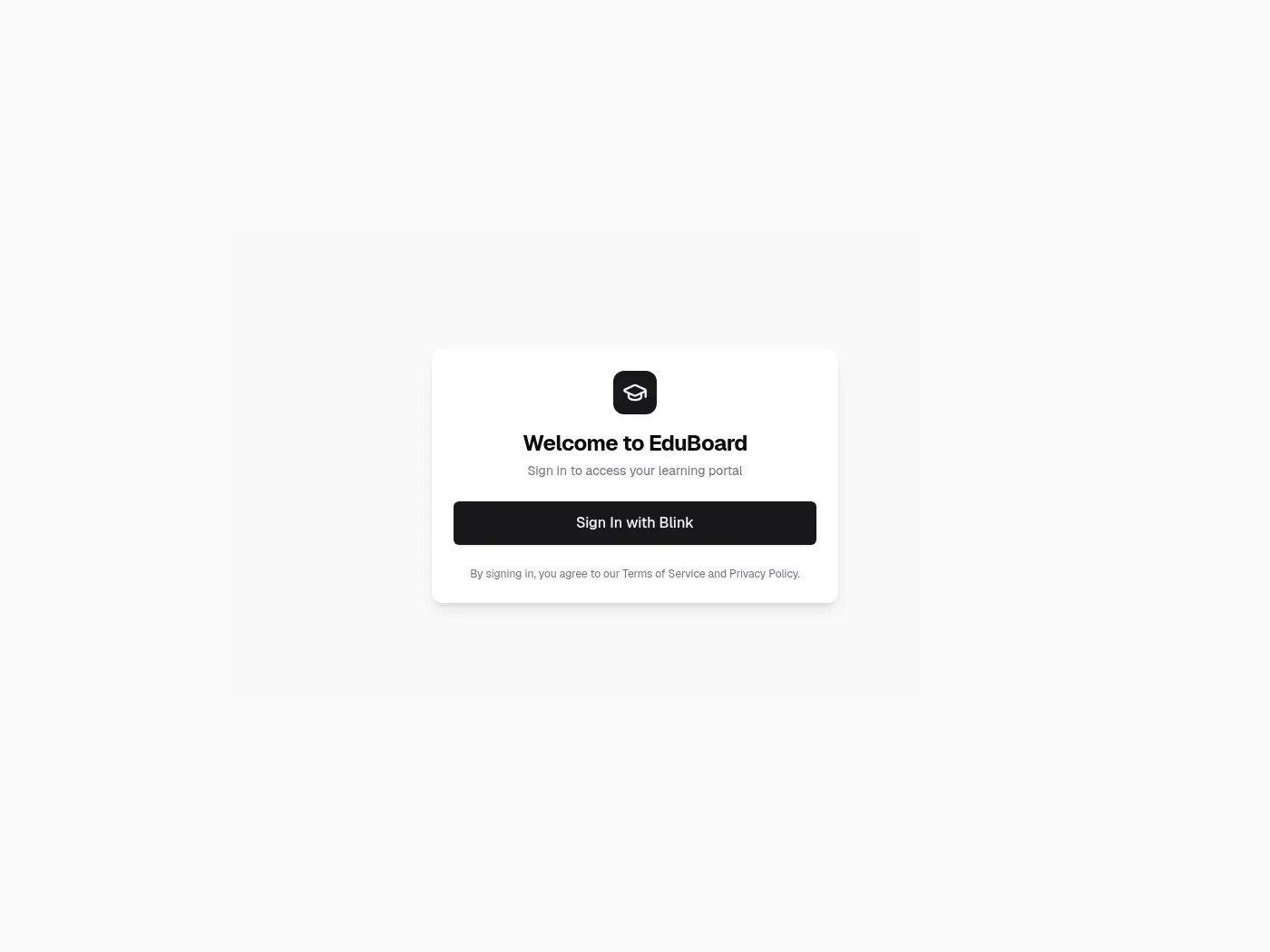 EduBoard Portal