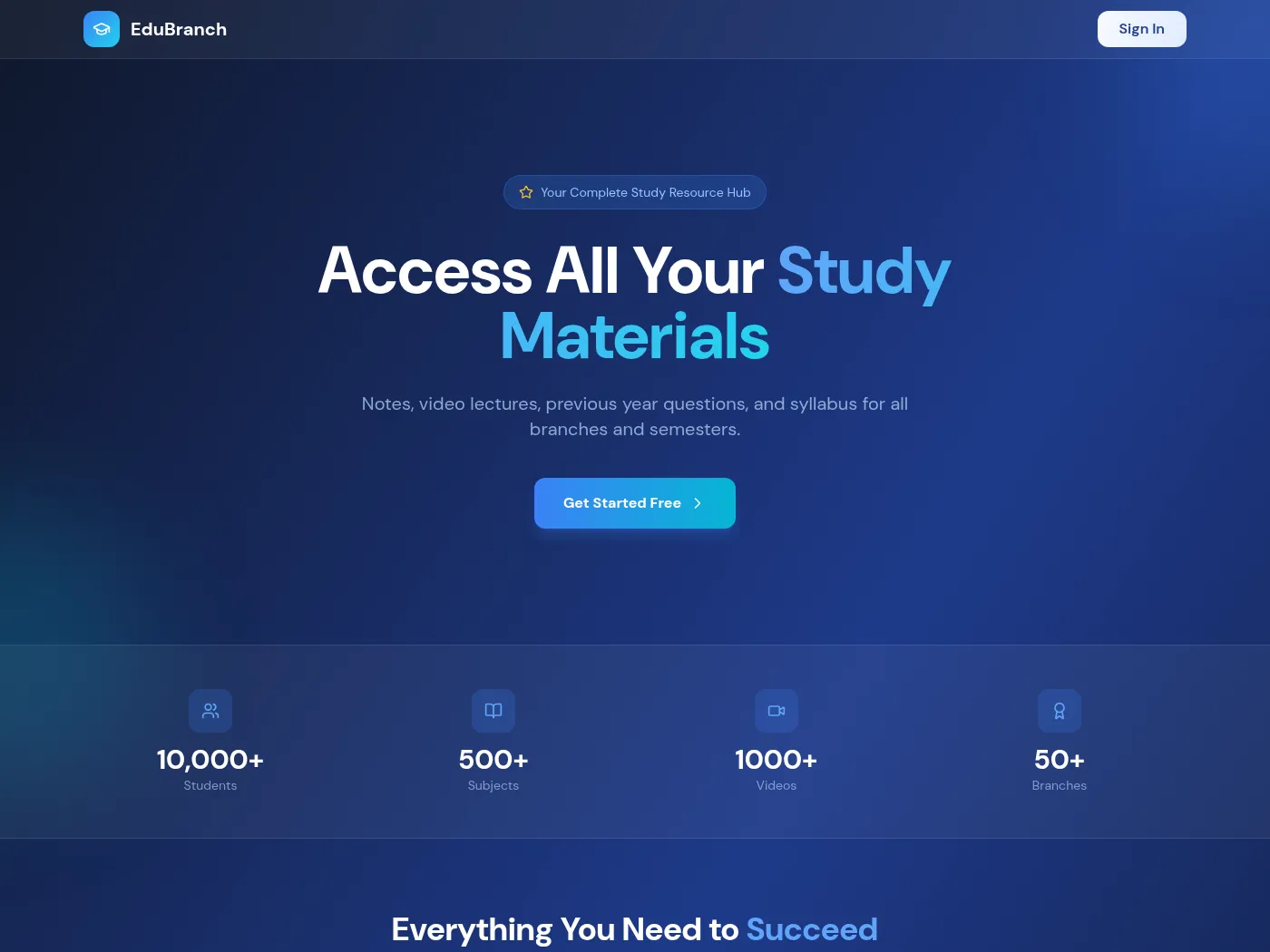 EduBranch Resource Hub