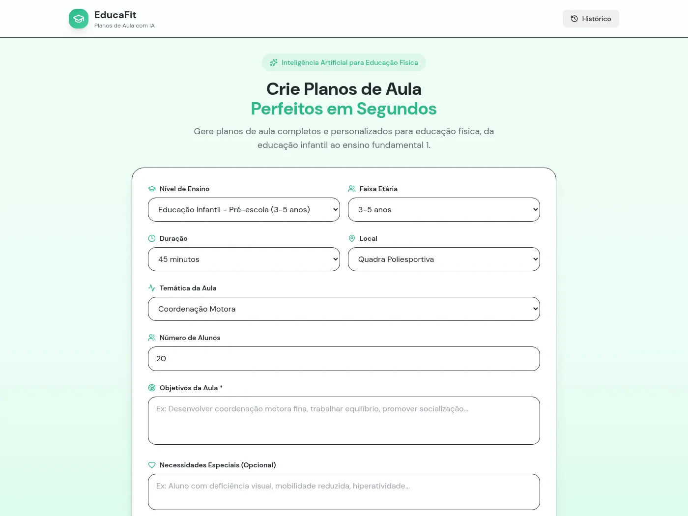 EducaFit Lesson AI