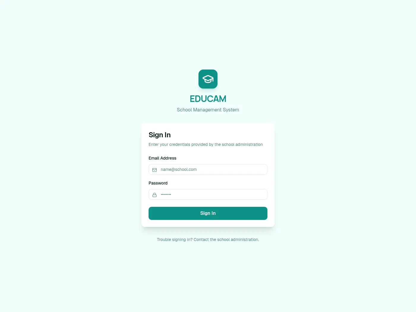 EduCam School Manager