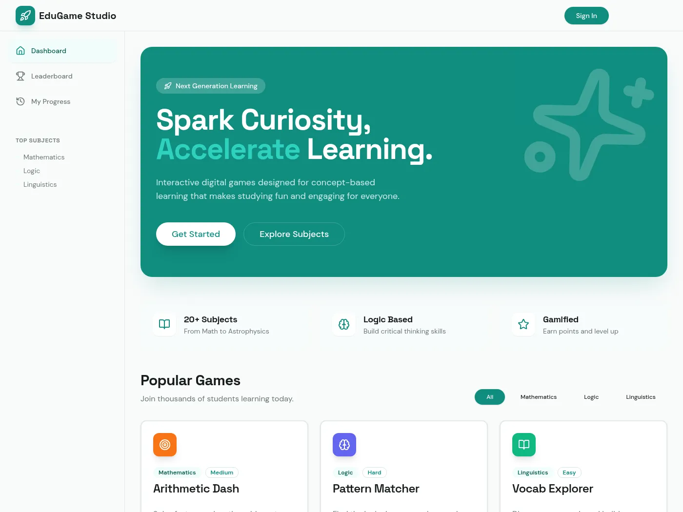 EduGame Studio