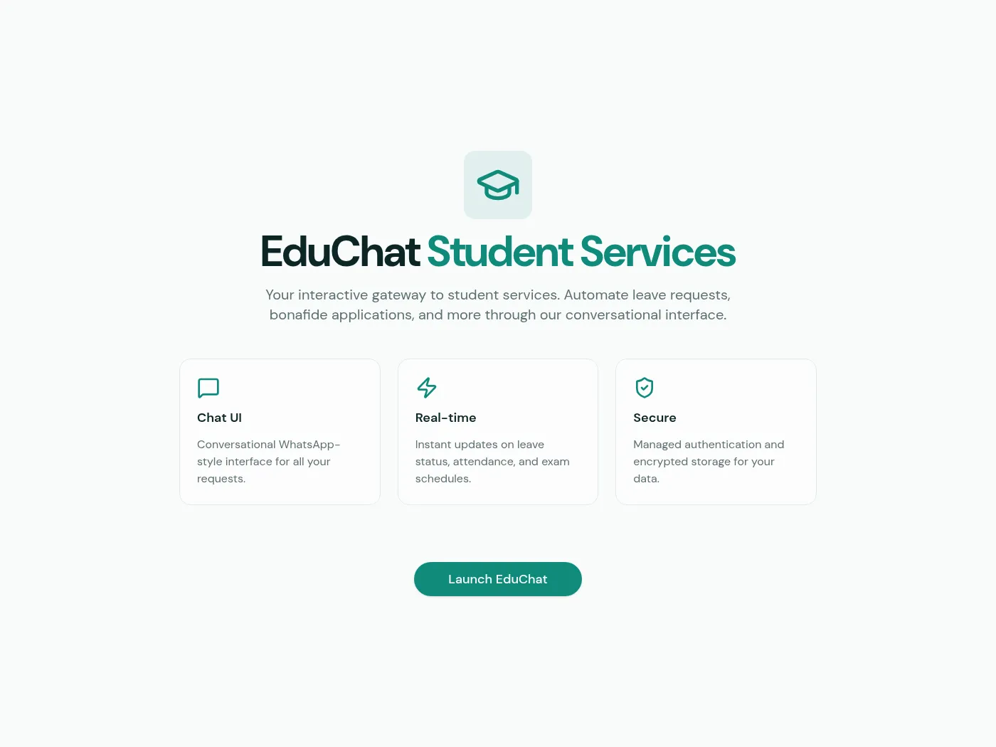 EduChat Student Services