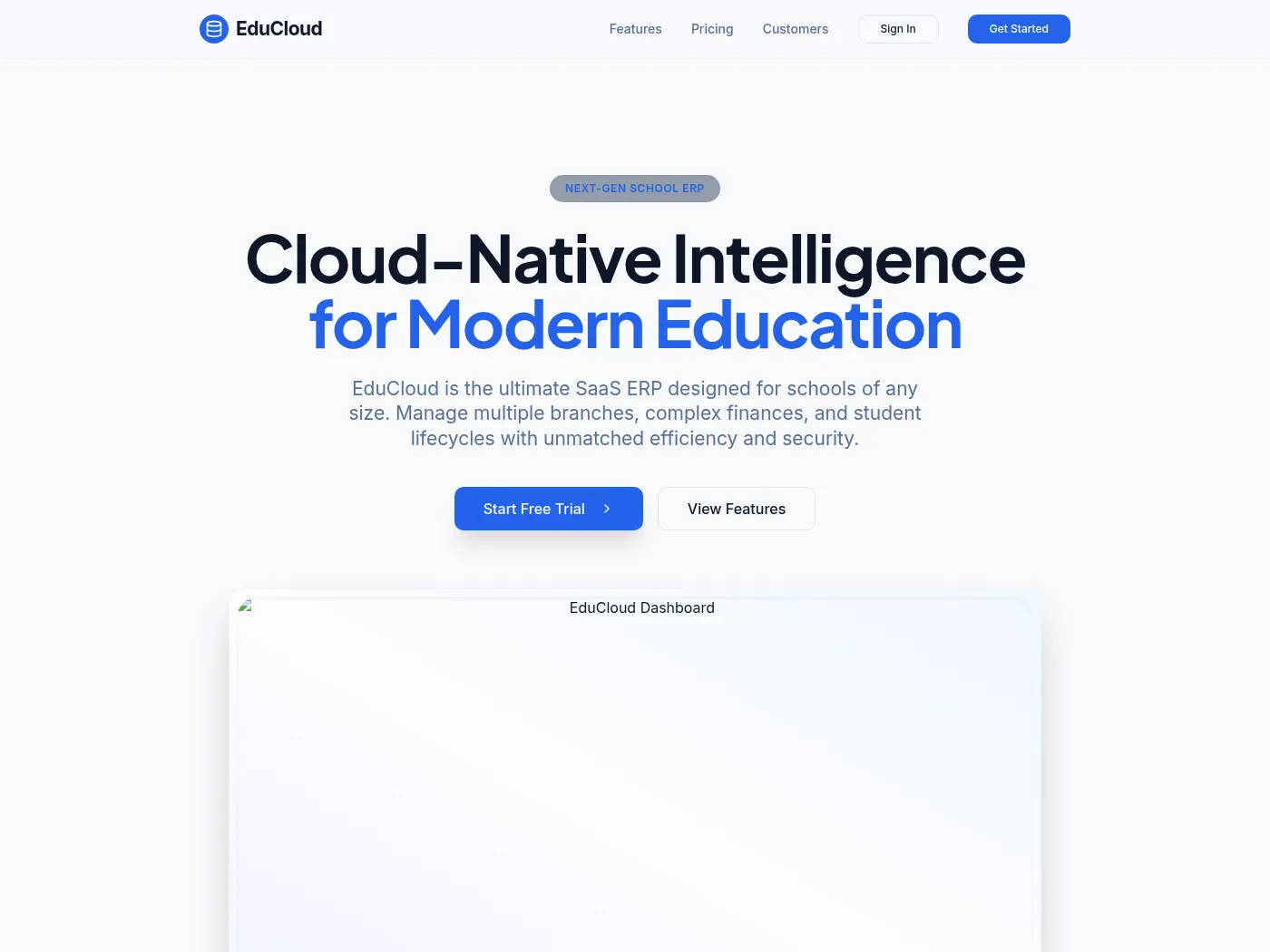 EduCloud SaaS ERP