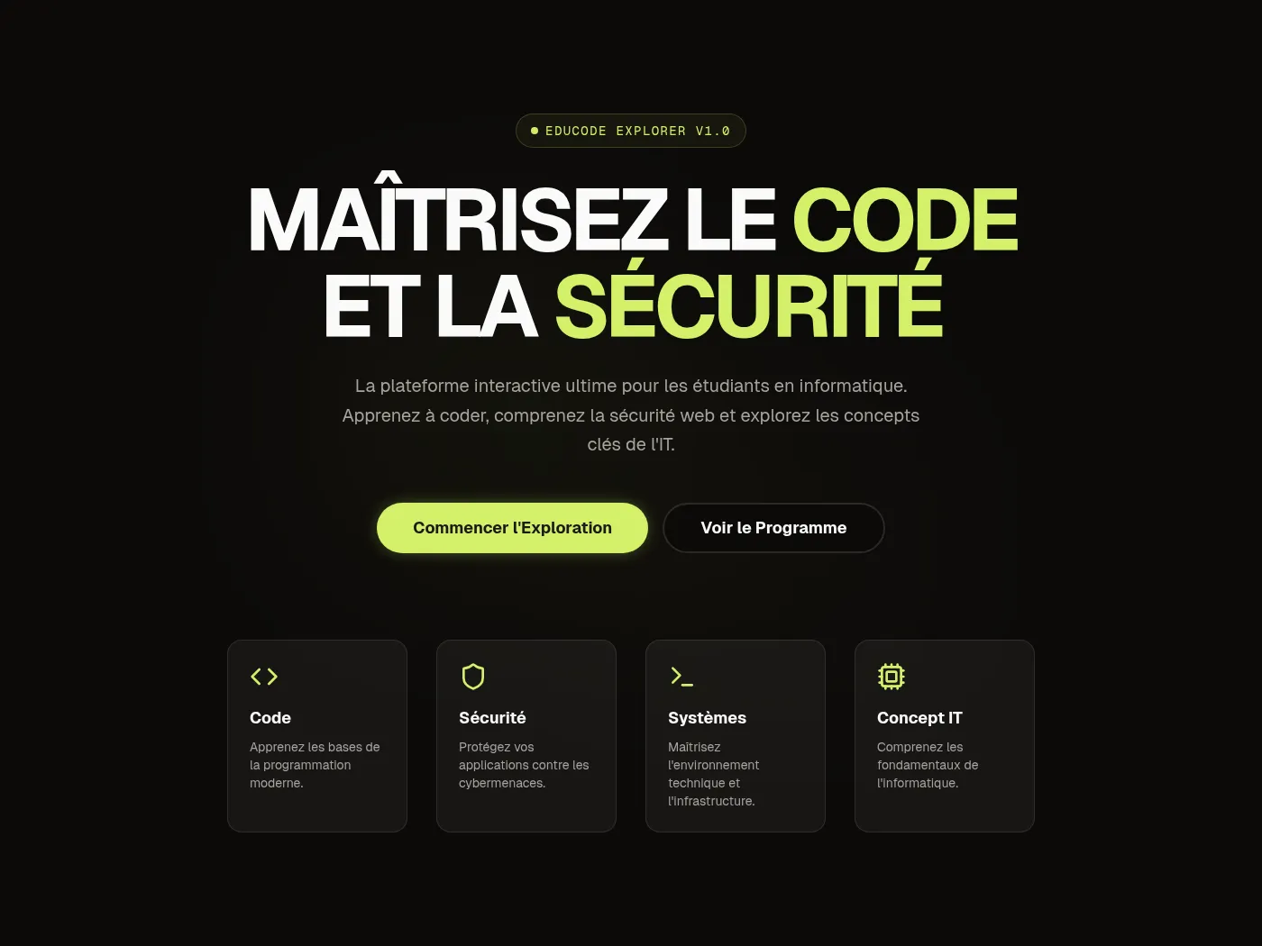EduCode Explorer