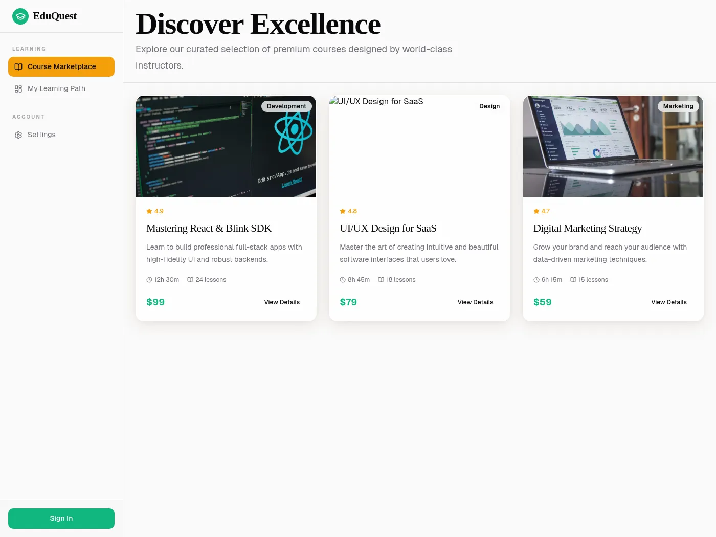 EduCommerce App