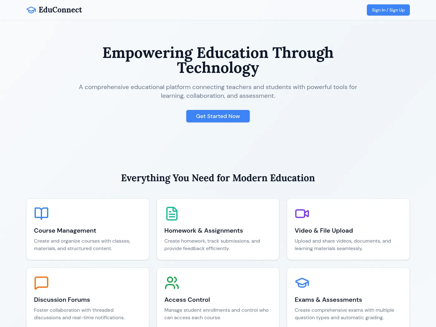EduConnect Platform