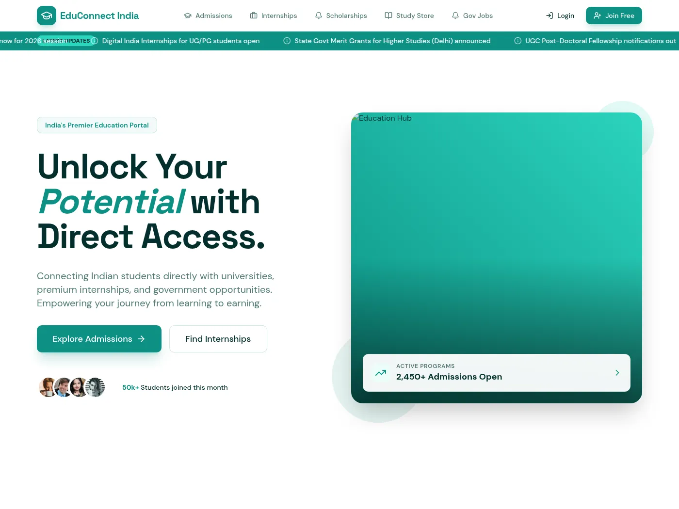 EduConnect India Hub