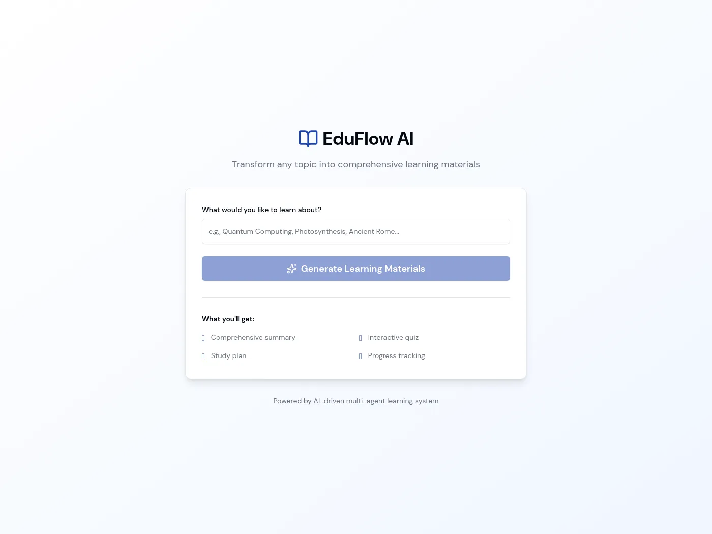 EduFlow AI Companion