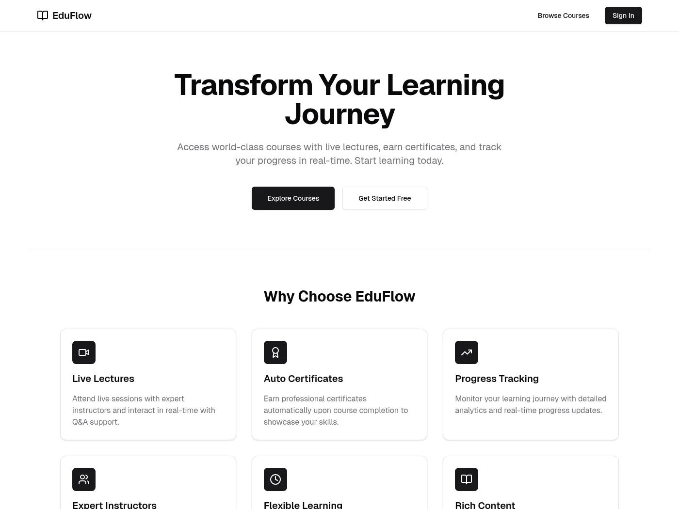 EduFlow Platform