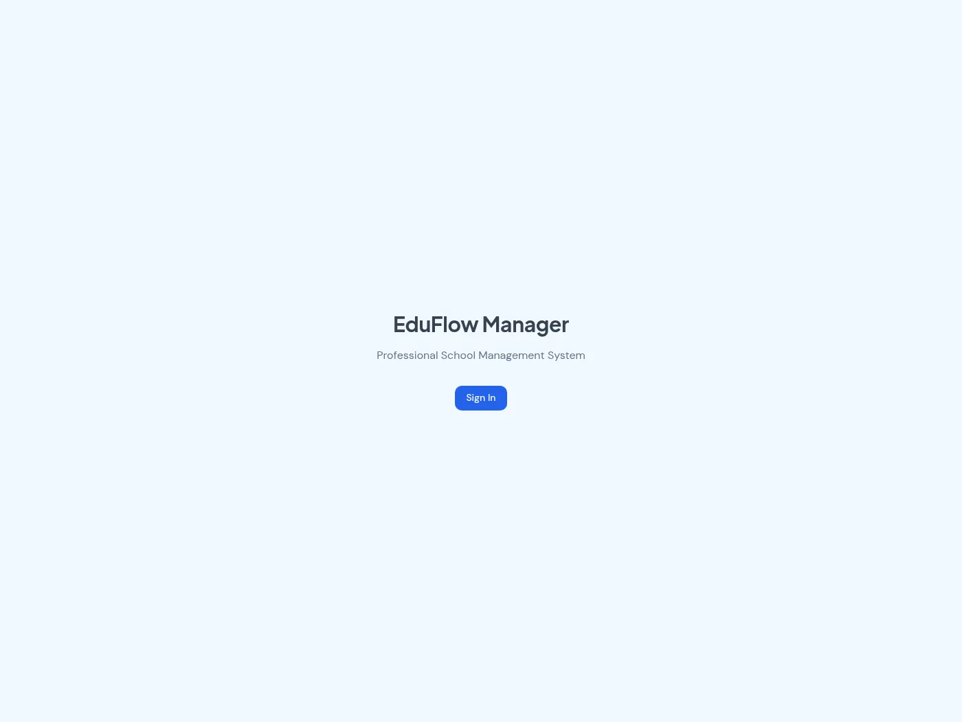 Educ-Flow Manager