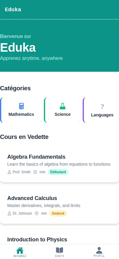 Eduka Digital Learning