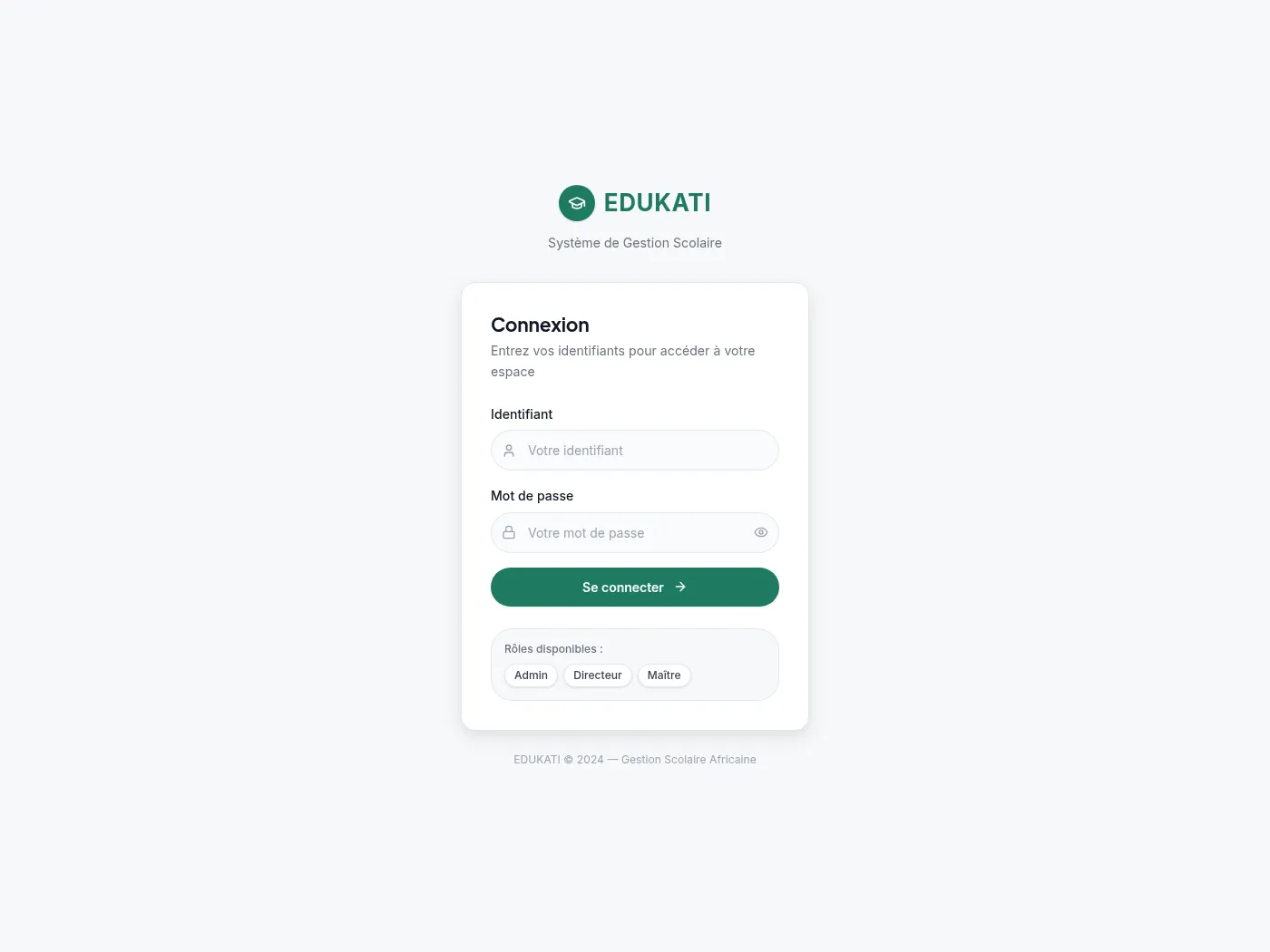 EDUKATI School Manager
