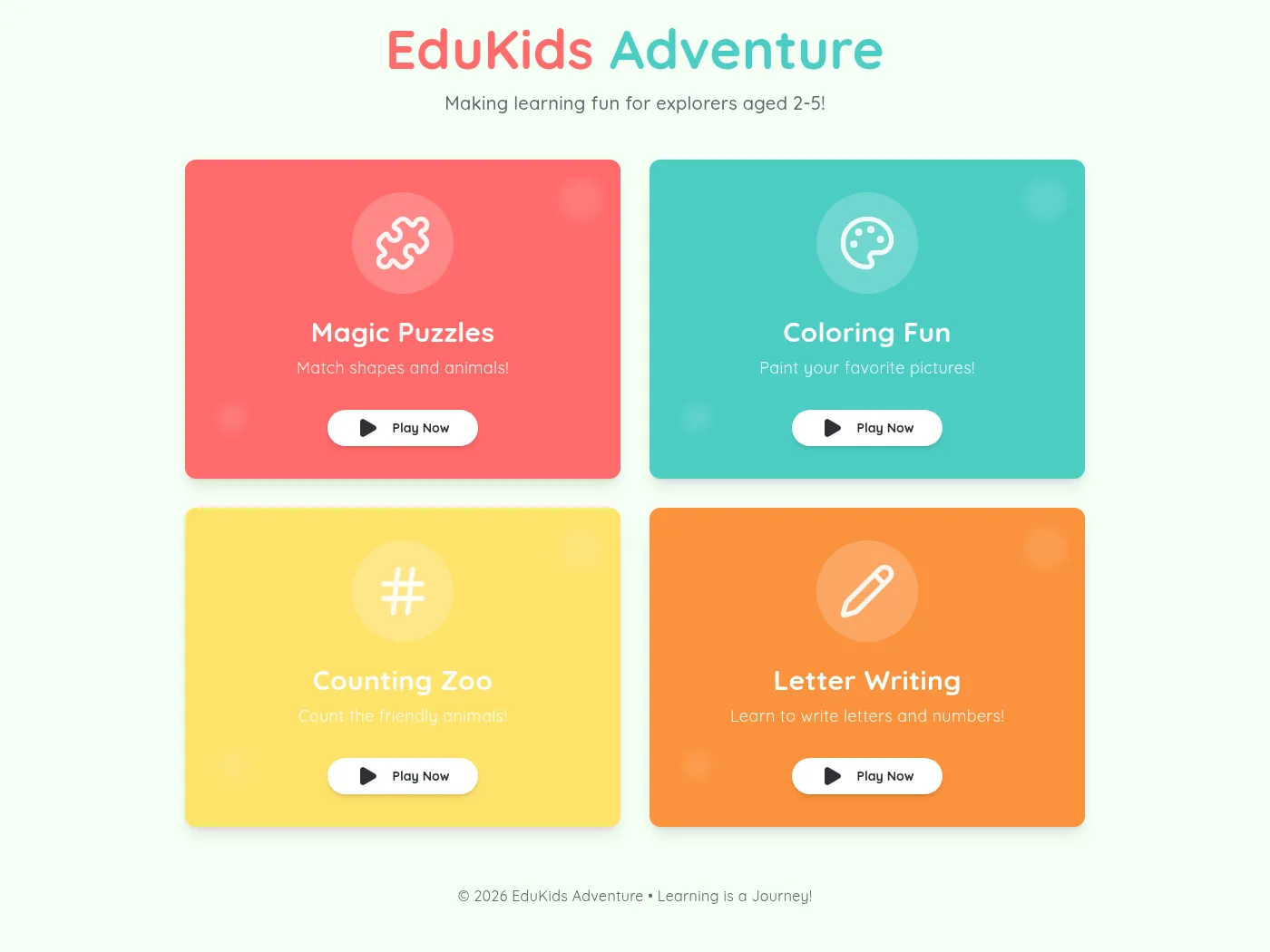 EduKids Game Suite