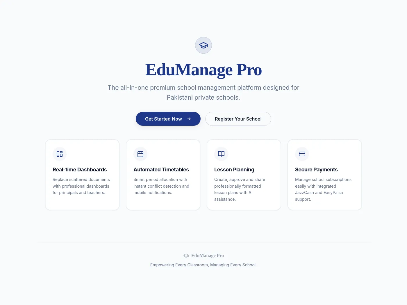EduManage Pro
