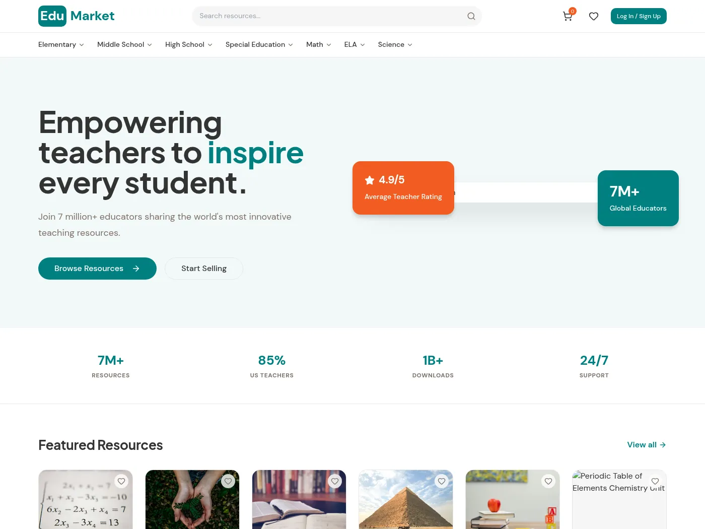 EduMarket Clone