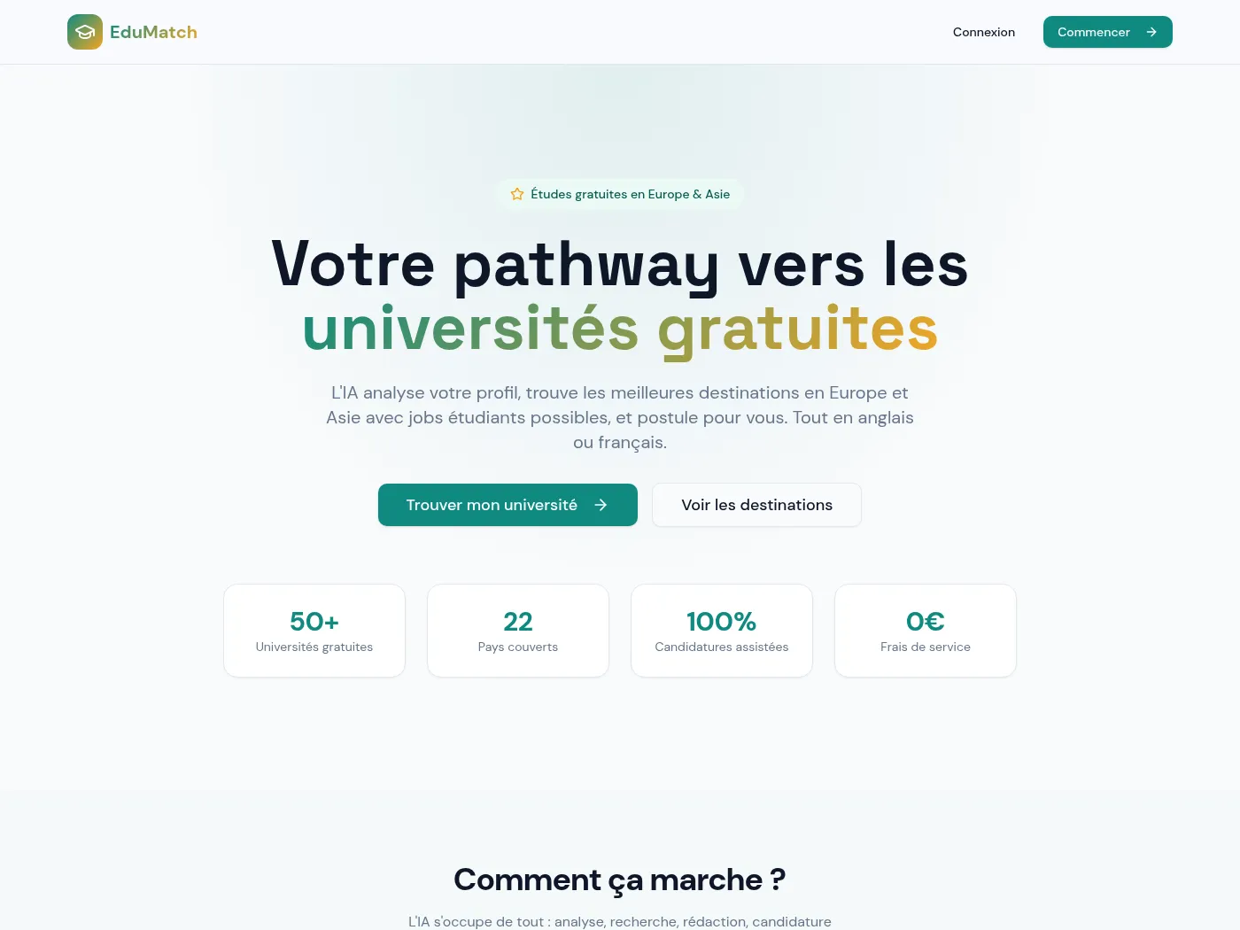EduMatch Finder App