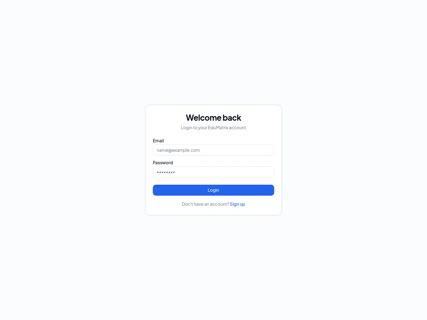 EduMatrix Platform