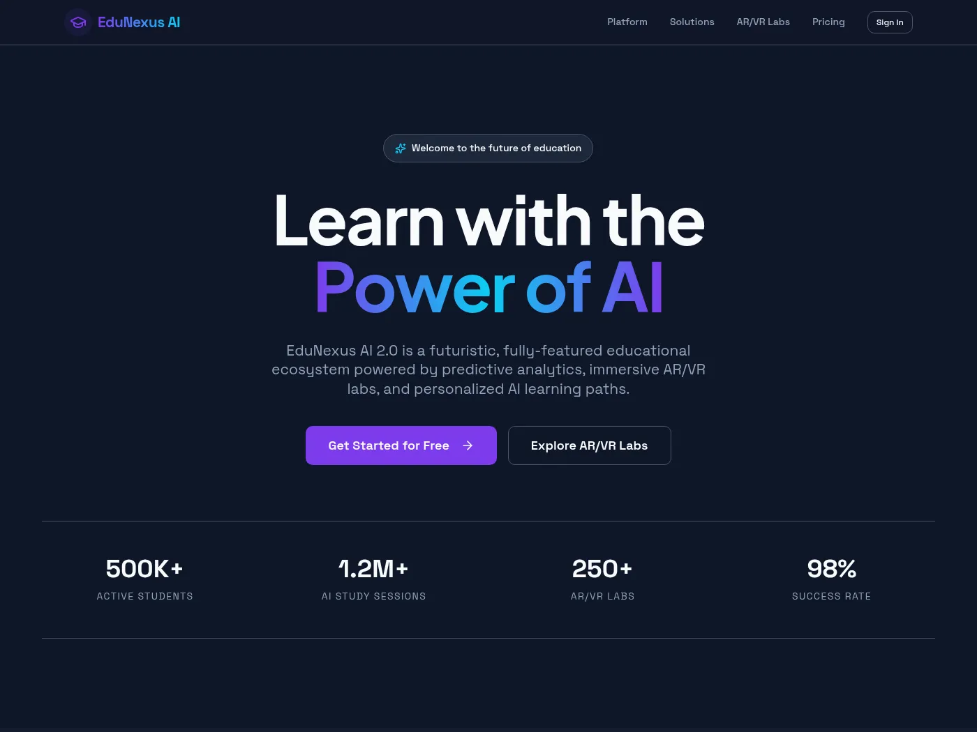 EduNexus AI Platform