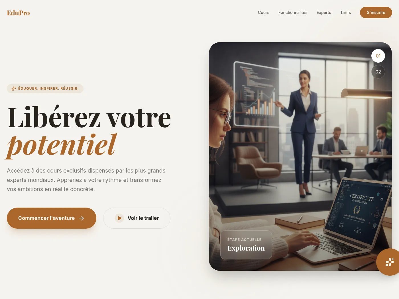 EduPro Landing Page