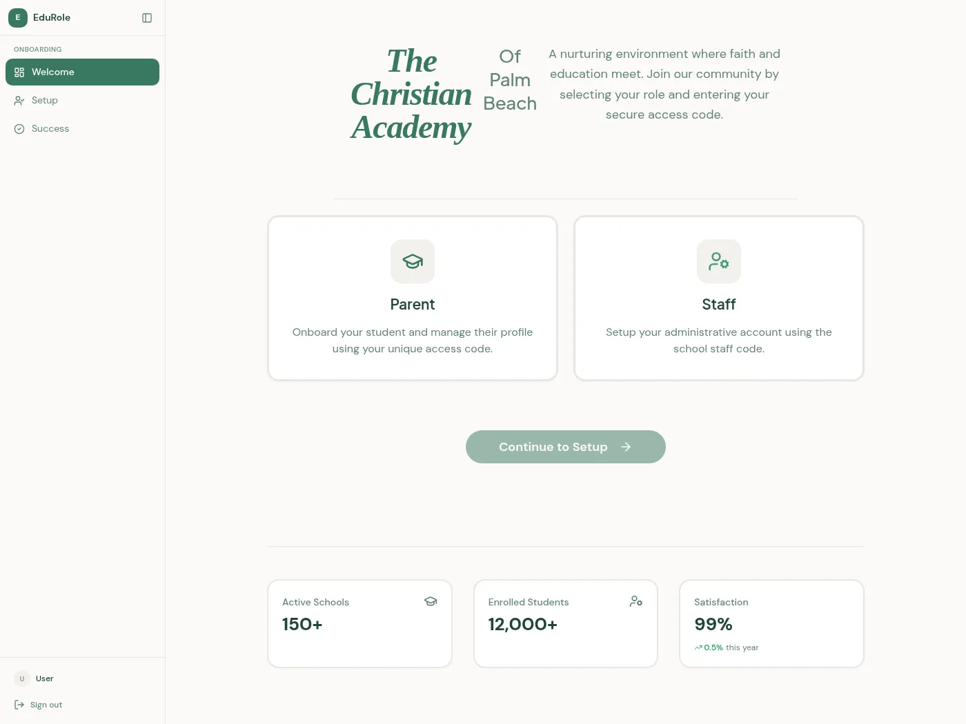 EduRole Onboarding Portal