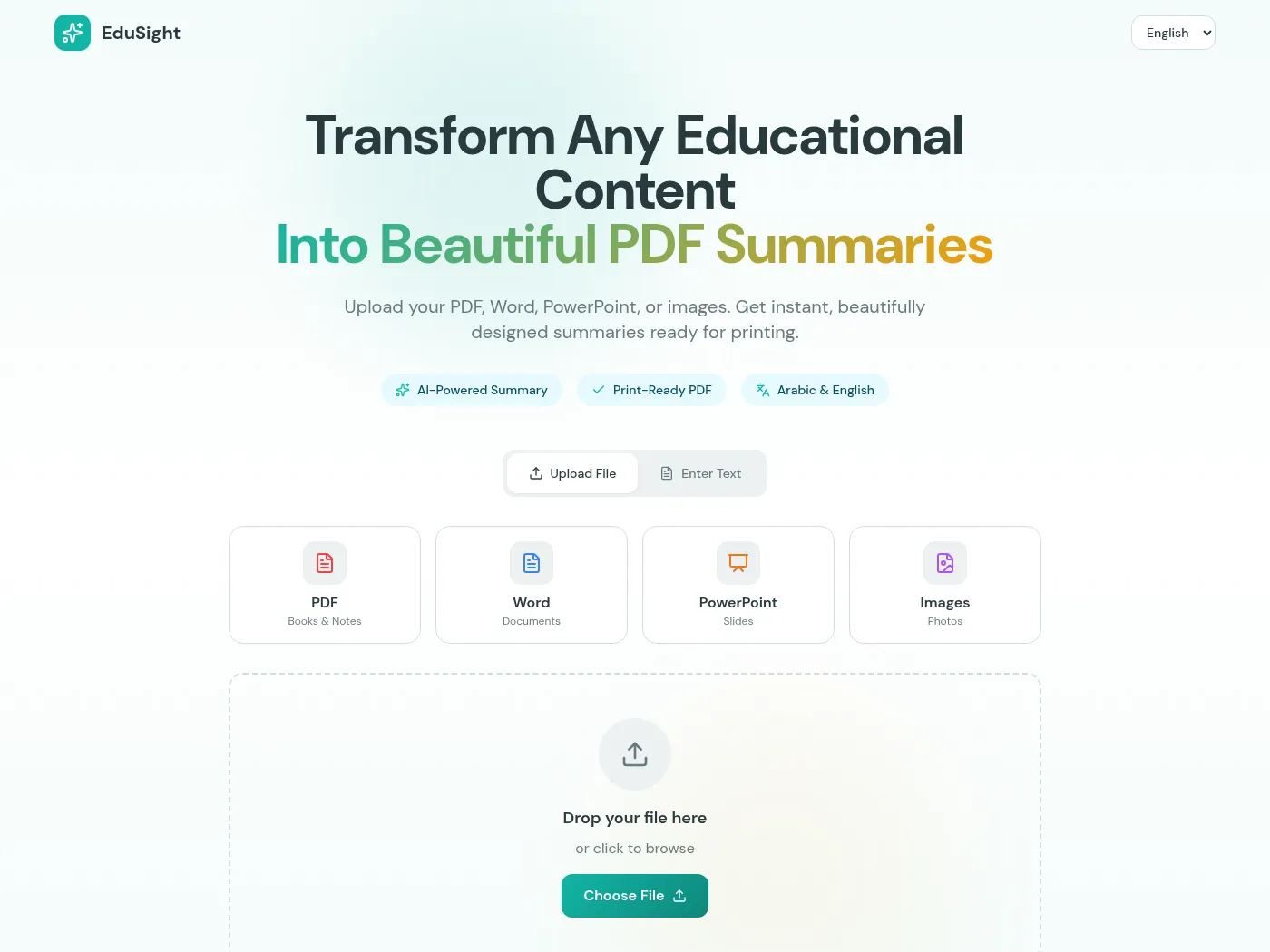 EduSight AI Summaries