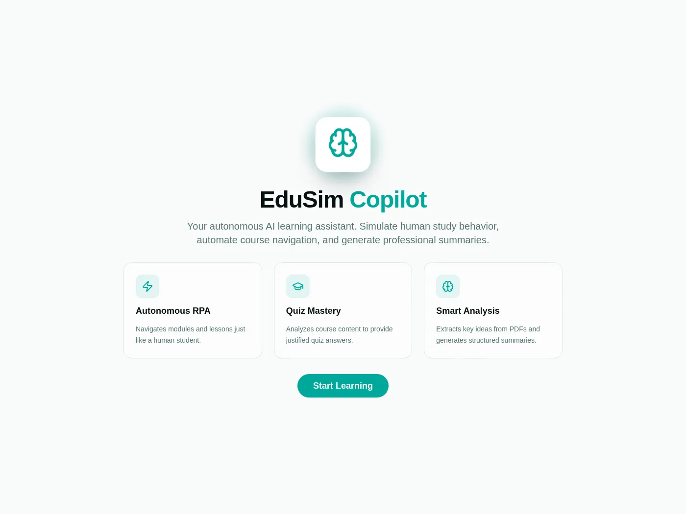 EduSim Copilot Assistant