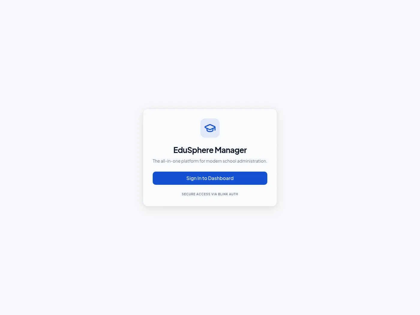 EduSphere Manager