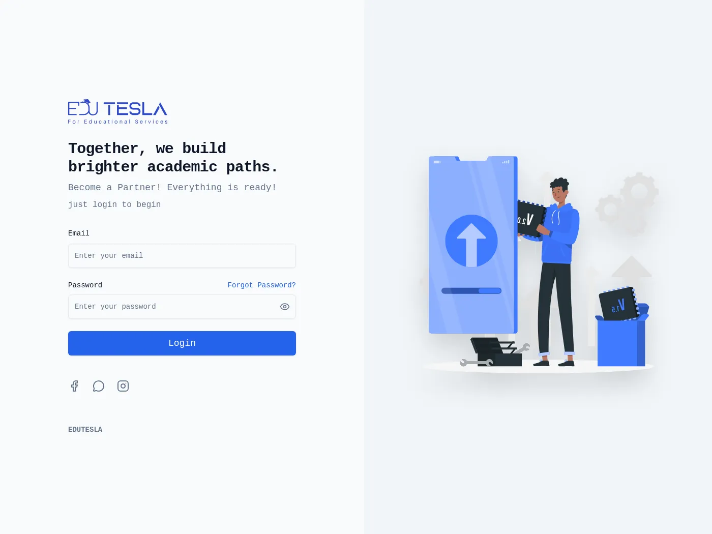 Edutesla Dashboard Clone