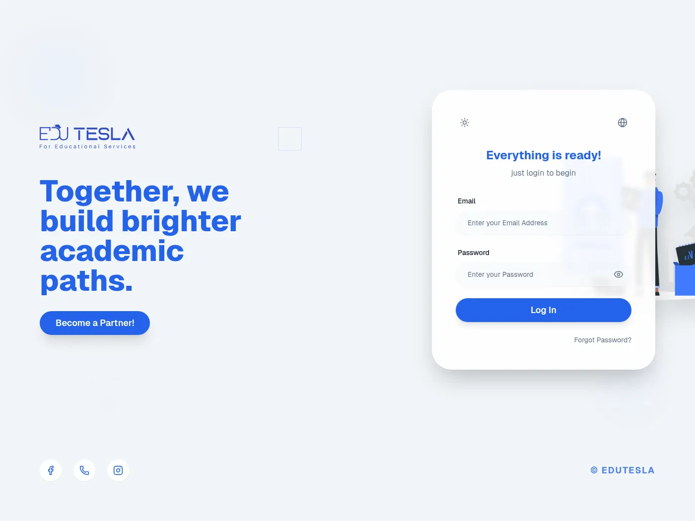 EduTesla Portal Clone