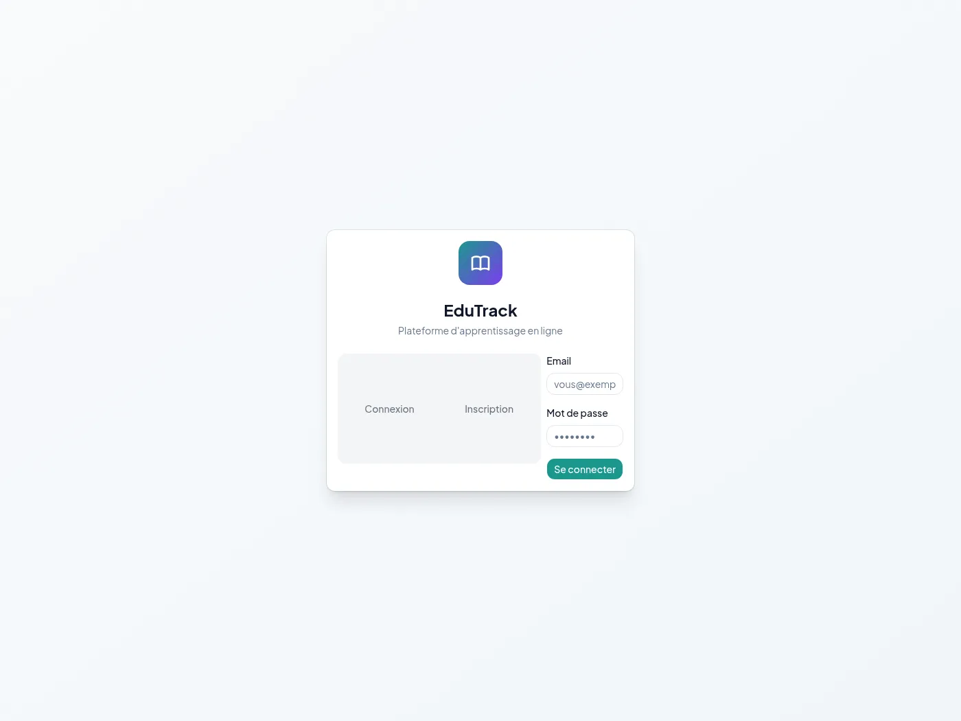 EduTrack Platform