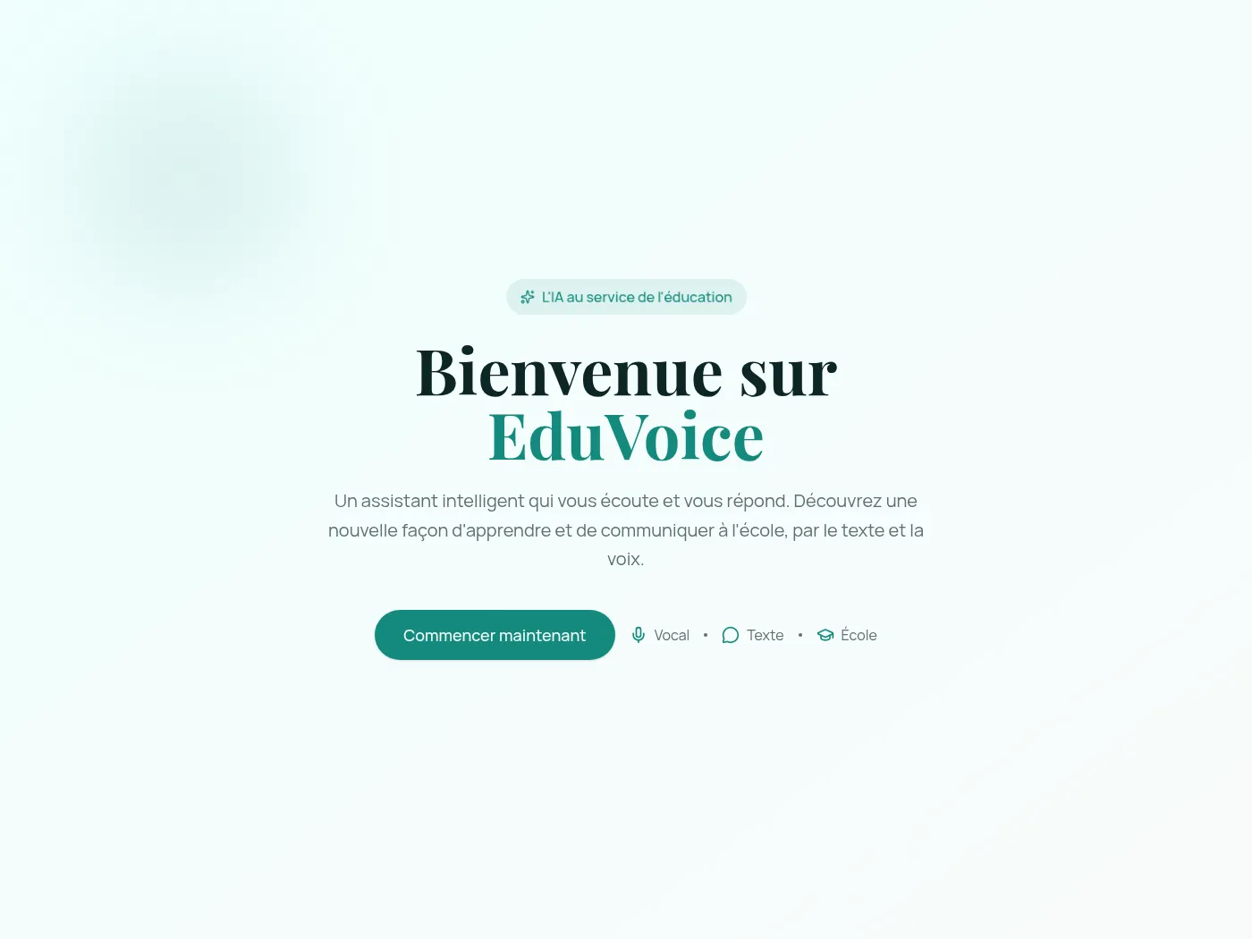 EduVoice Chatbot