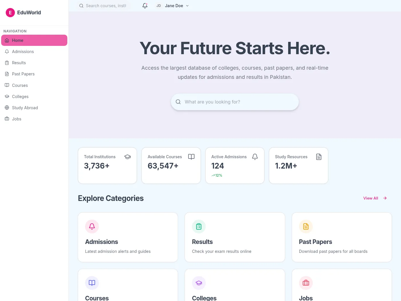 EduWorld Portal
