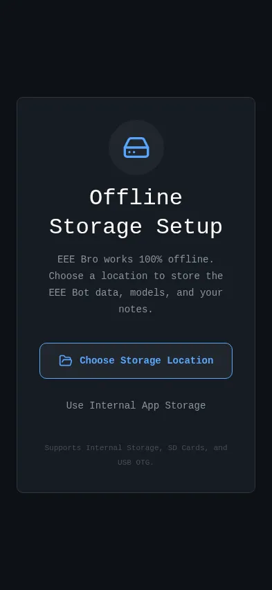 EEE Bro Offline Assistant