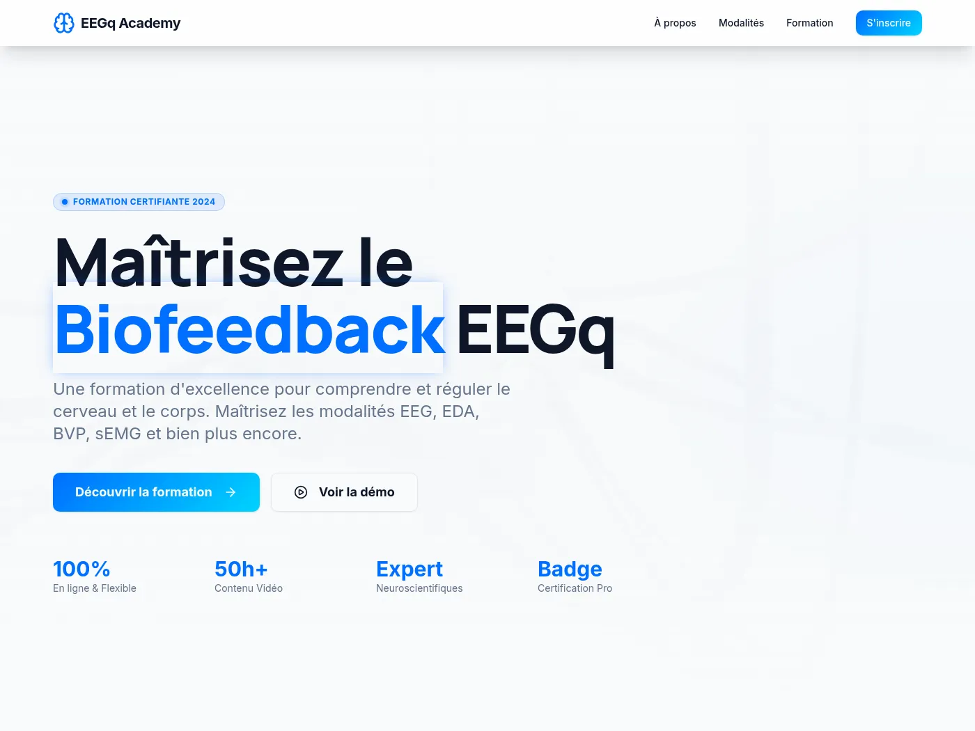 Biofeedback EEGq Academy