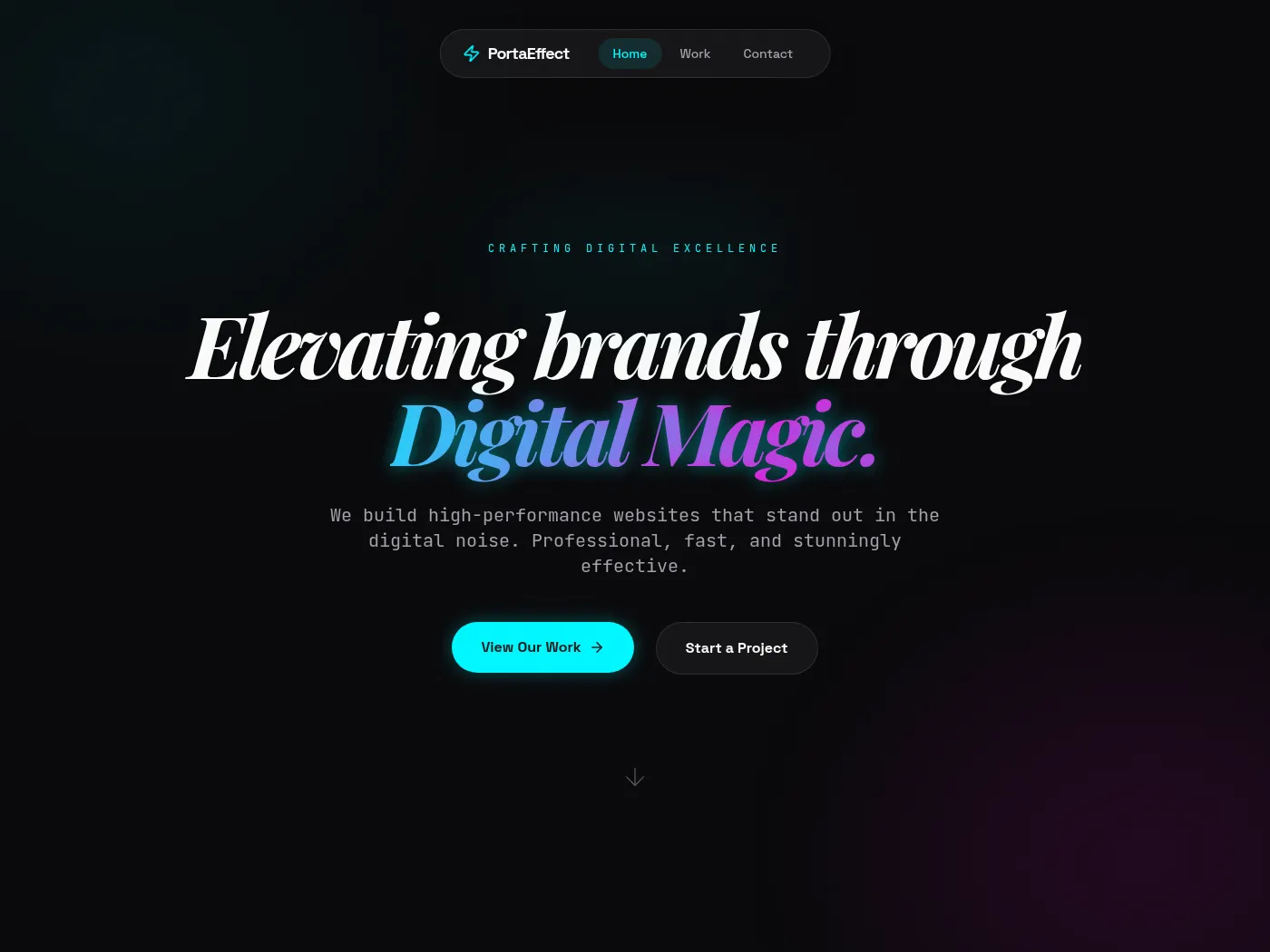 PortaEffect Portfolio Site