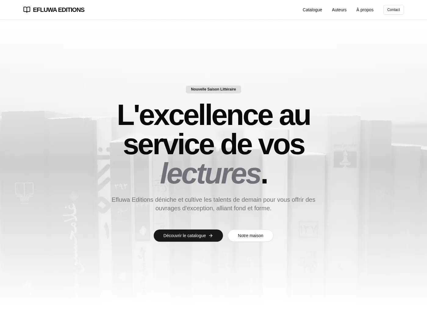 Efluwa Editions Website