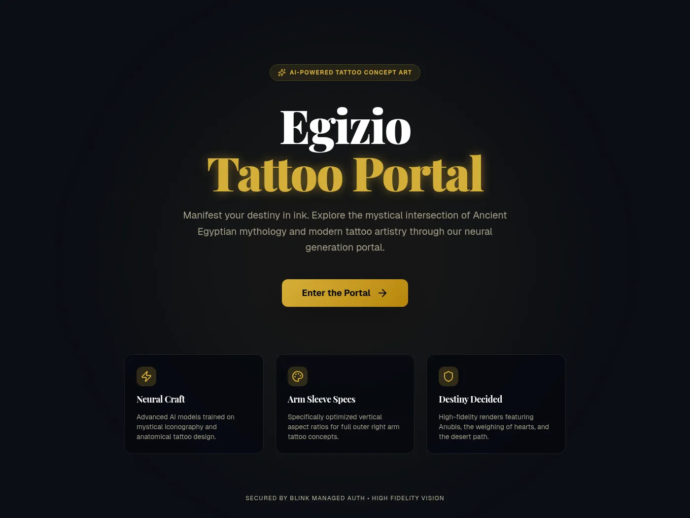Egizio Tattoo Portal Art