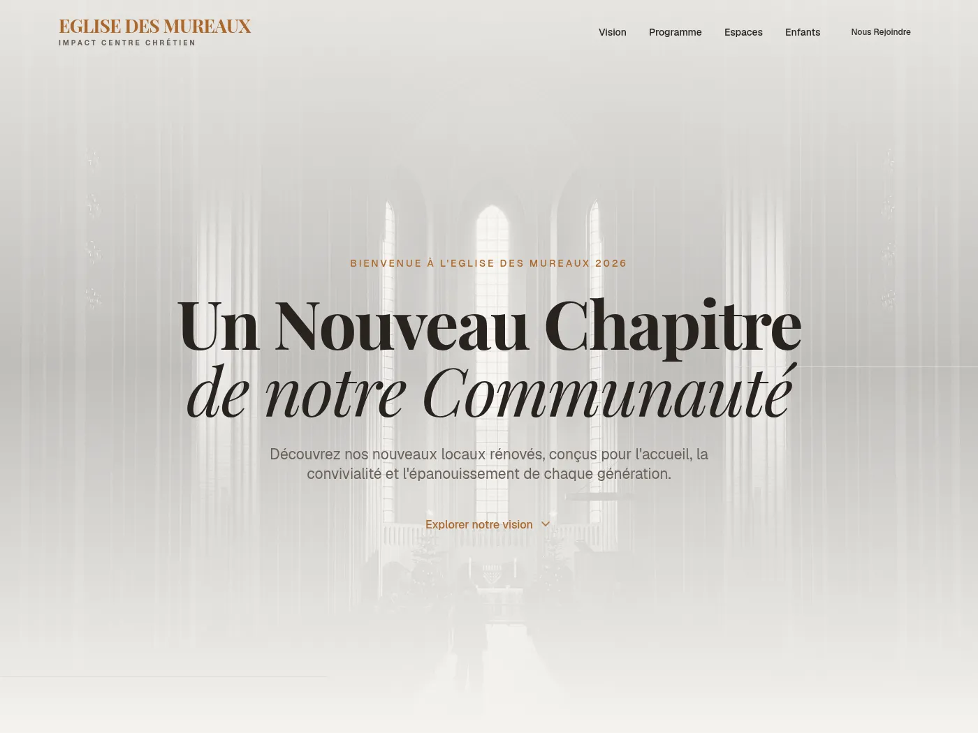 Eglise des Mureaux Site
