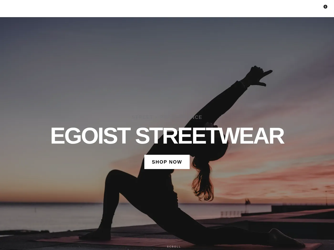 EGOIST Streetwear Site