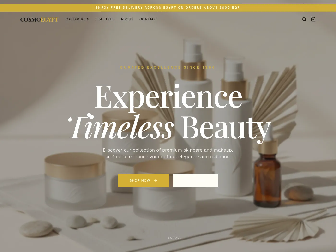 CosmoEgypt Storefront
