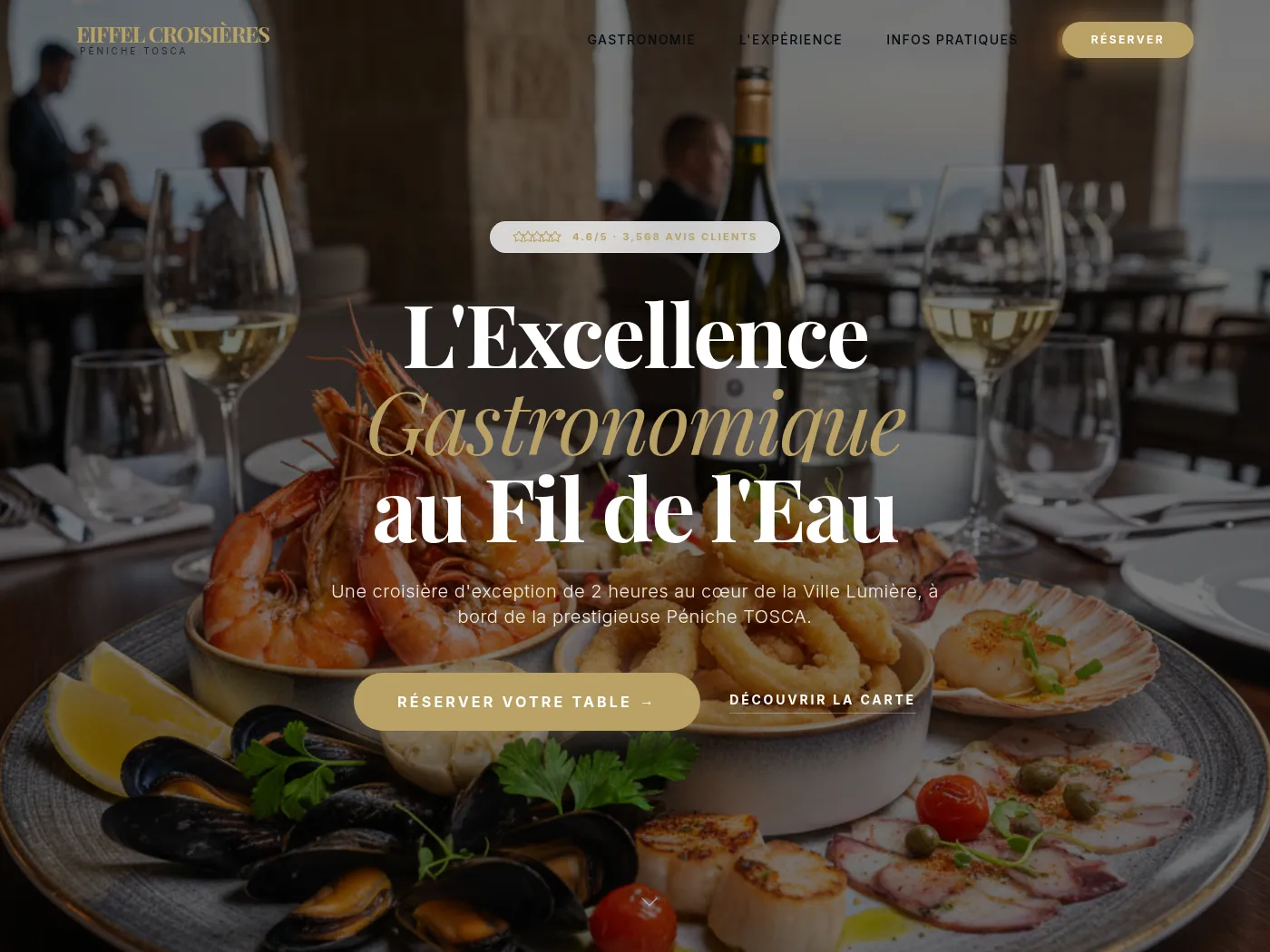 Eiffel Croisières Luxe Site